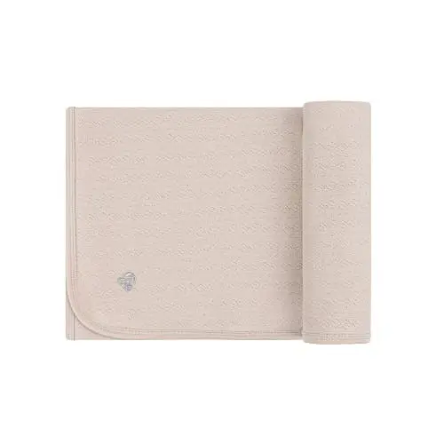 ELY'S & CO. Squiggle Pointelle Collectionblanket - Beige