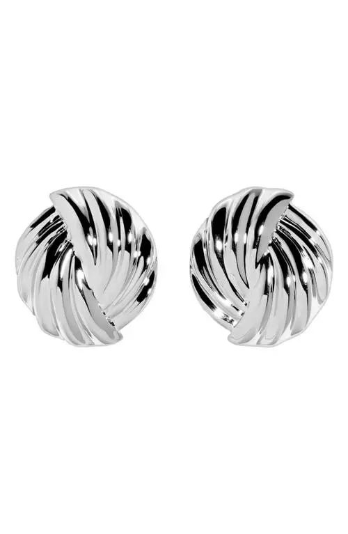 Lili Claspe Arlo Stud Earrings - Silver