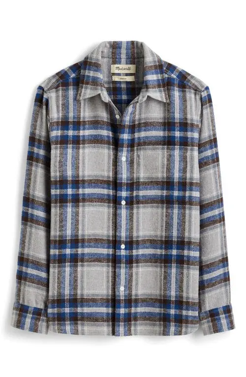 Madewell Easy Brushed Flannel Button-up Shirt