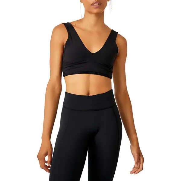 Free People Never Better Crop Tank - Black