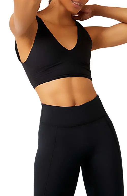 Free People Never Better Crop Tank - Black