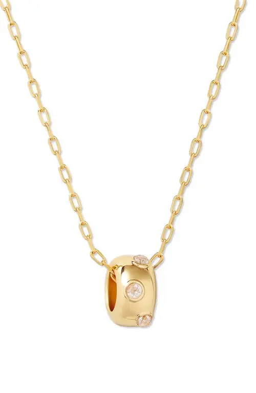 BROOK & YORK Kate Birthstone Pendant Necklace - Gold - April
