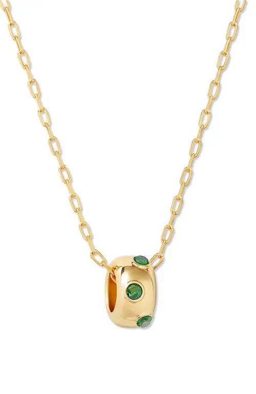 BROOK & YORK Kate Birthstone Pendant Necklace - Gold - May