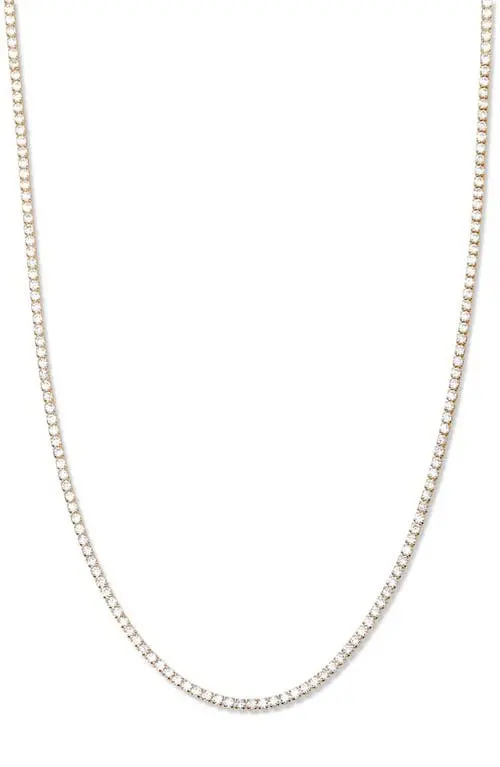 BROOK & YORK Isabella Mini Tennis Necklace - Gold
