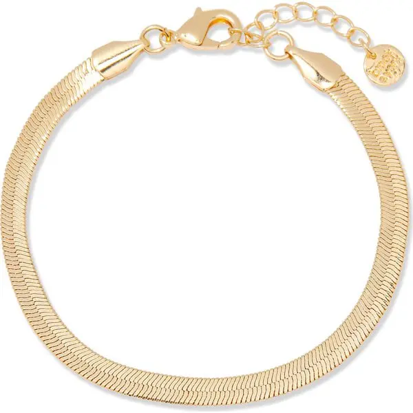 BROOK & YORK Hazel Herringbone Bracelet - Gold