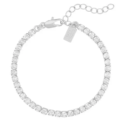 ELECTRIC PICKS Anna Tennis Bracelet - Silver
