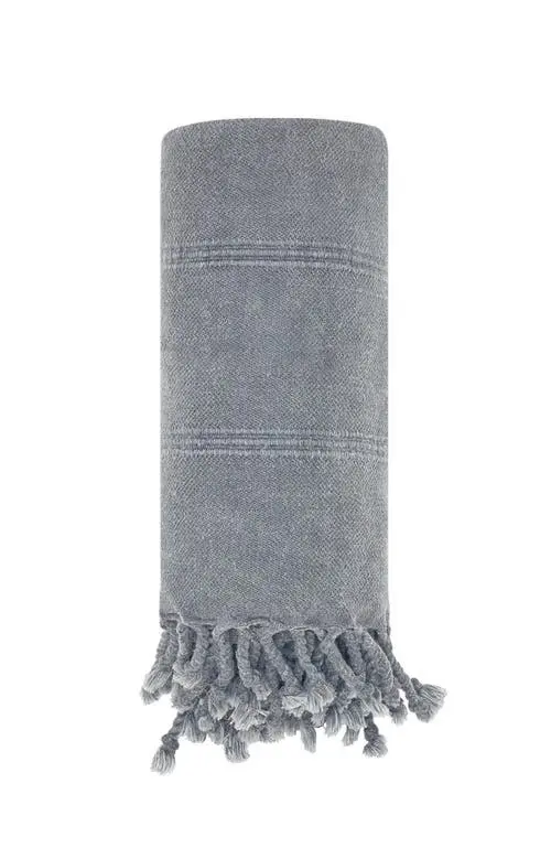 SUNKISSED Sand Free Beach Towelstonewashed - Ibiza Grey