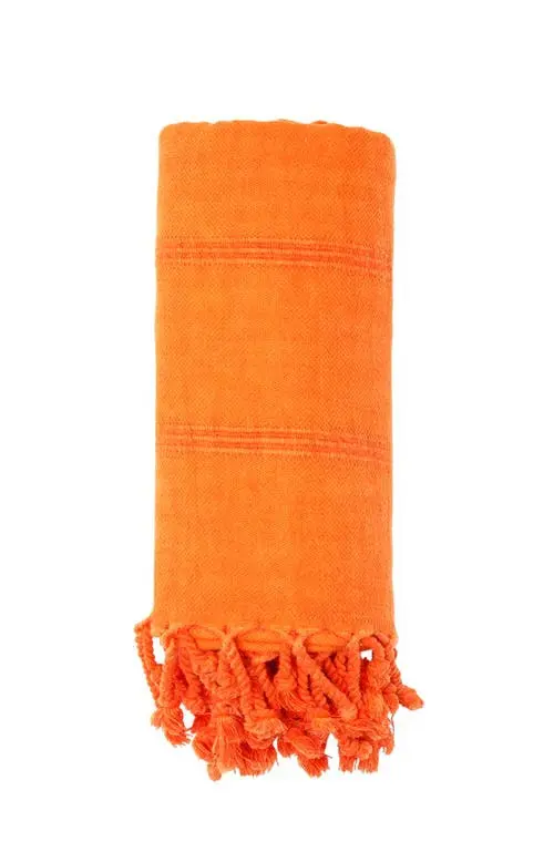 SUNKISSED Sand Free Beach Towelstonewashed - Jaipur Orange