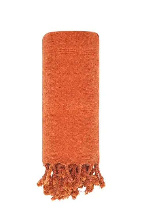 SUNKISSED Sand Free Beach Towelstonewashed - Petra Rust