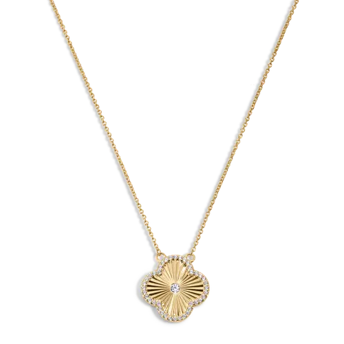 ELECTRIC PICKS Icon Clover Necklace - Gold