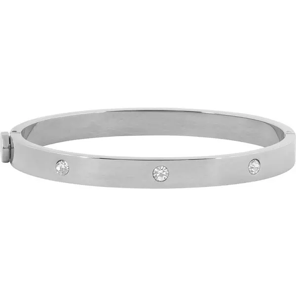 ELECTRIC PICKS Forever Bangle Bracelet - Silver