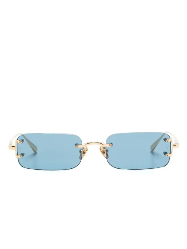Linda Farrow Taylor Sunglasses - Gold