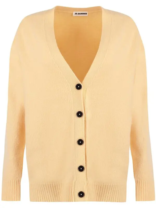 JIL SANDER Merino Wool Cardigan