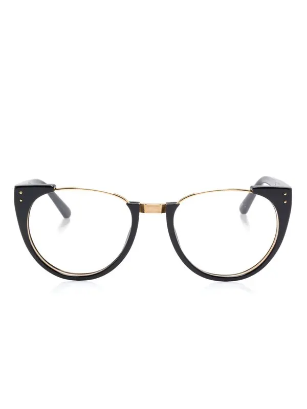 Linda Farrow Iris Eyeglasses - Black