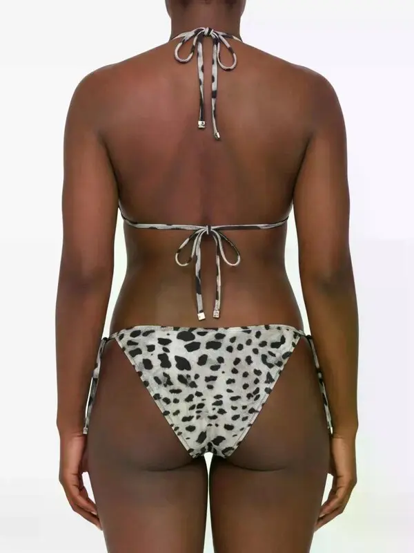 Dolce & Gabbana Leopard-print Bikini - Grey