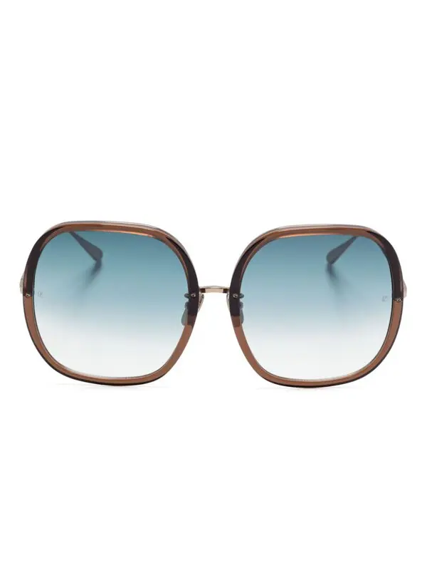 Linda Farrow Celia Sunglasses - Brown
