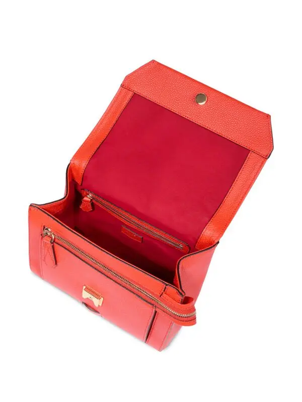 LANCEL Ninon Flap Bag - Orange