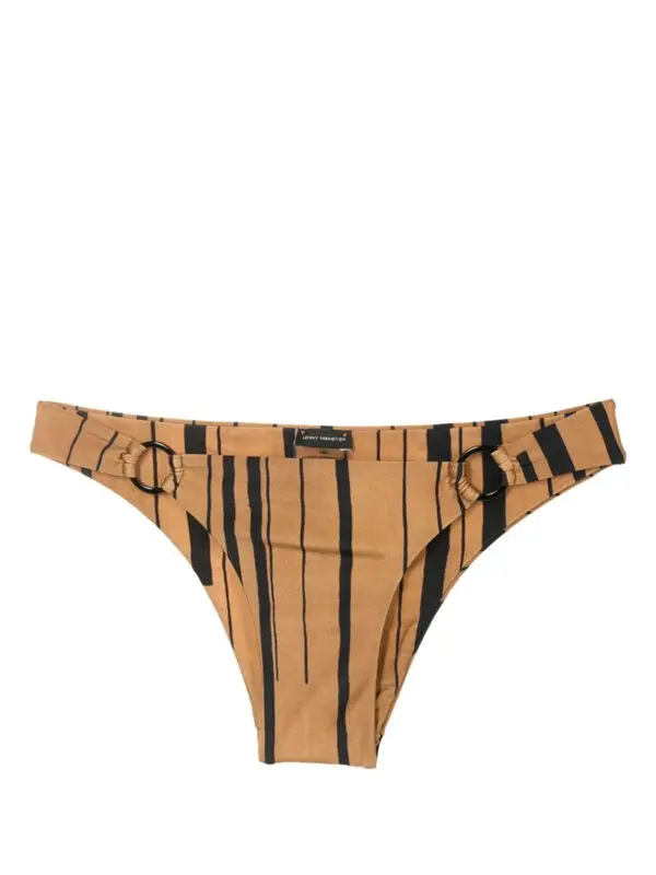 LENNY NIEMEYER Argola Low-rise Bikini Bottom - Brown