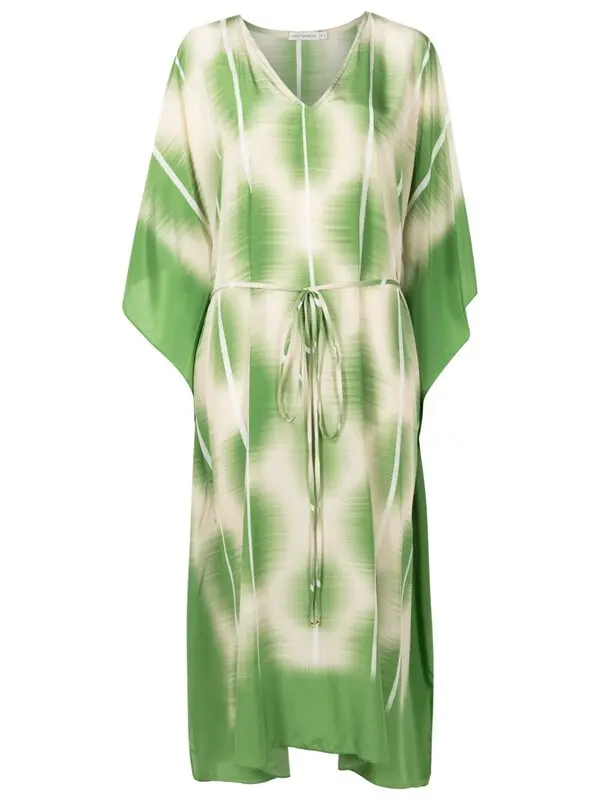 LENNY NIEMEYER Abstract-print Beach Cover-up - Green