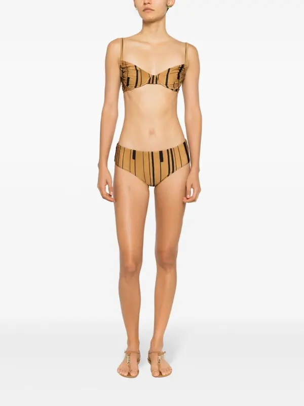 LENNY NIEMEYER Striped Bikini Top