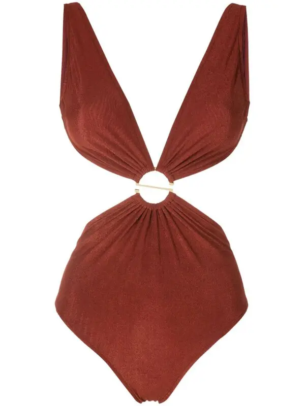 LENNY NIEMEYER Cut-out One-piece Swimsuit - Brown
