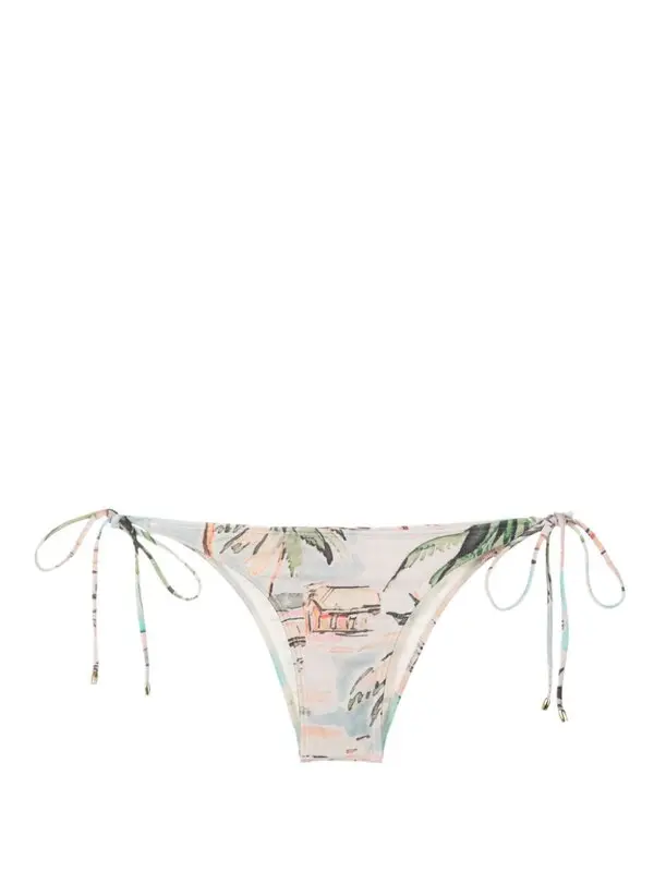 LENNY NIEMEYER Graphic-print Bikini Bottom - Multicolour