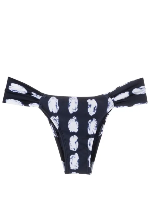 LENNY NIEMEYER Maritma-print Bikini Bottom - Blue