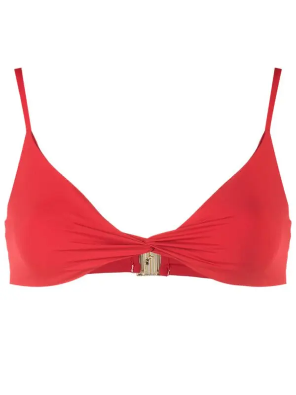 LENNY NIEMEYER Loop Twisted Bikini Top - Red