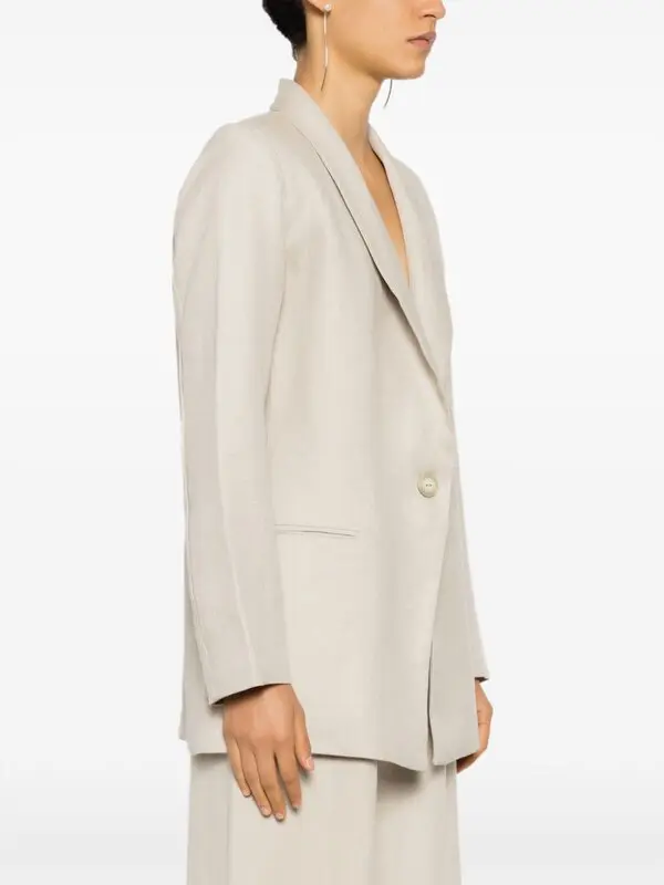 LENNY NIEMEYER Single-breasted Linen Blazer