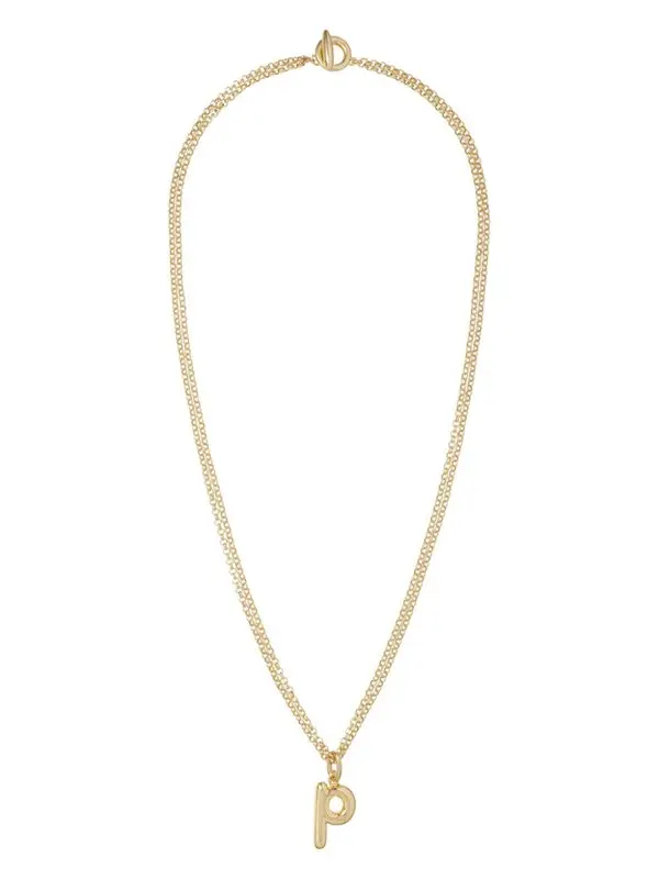 ROXANNE ASSOULIN Initial Pendant Necklace - Gold