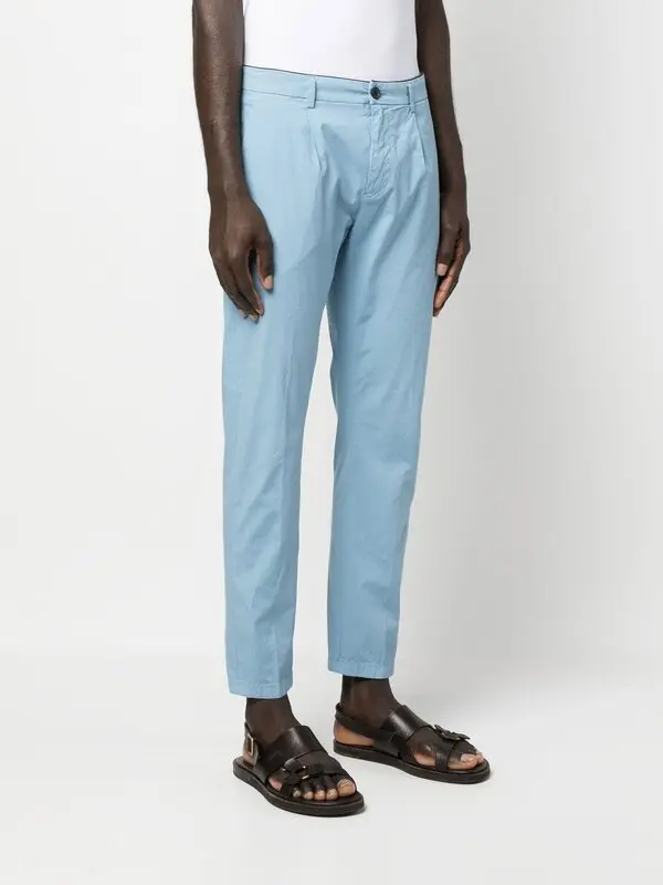 DEPARTMENT 5 Prince Cropped Chino Trousers - Blue