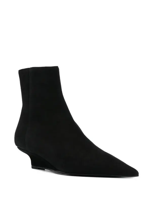 TOTEME 50mm Suede Ankle Boots