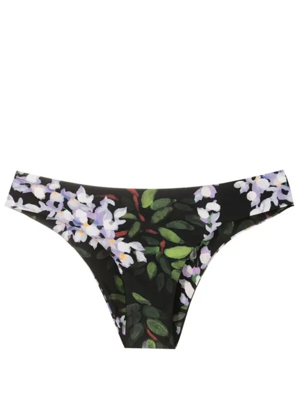 LENNY NIEMEYER Floral-print Bikini Set - Black