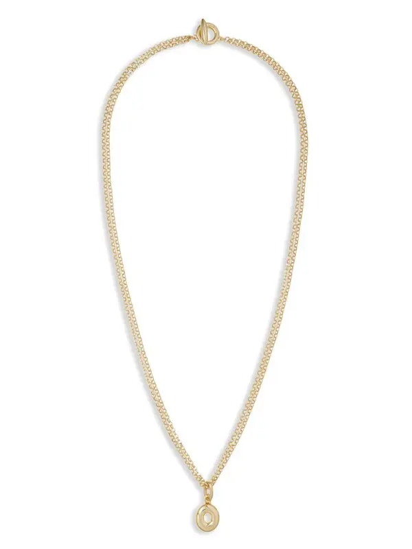 ROXANNE ASSOULIN The Puffy Initial Necklace - Gold
