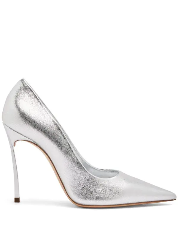 Casadei 100mm Superblade Pumps - Silver
