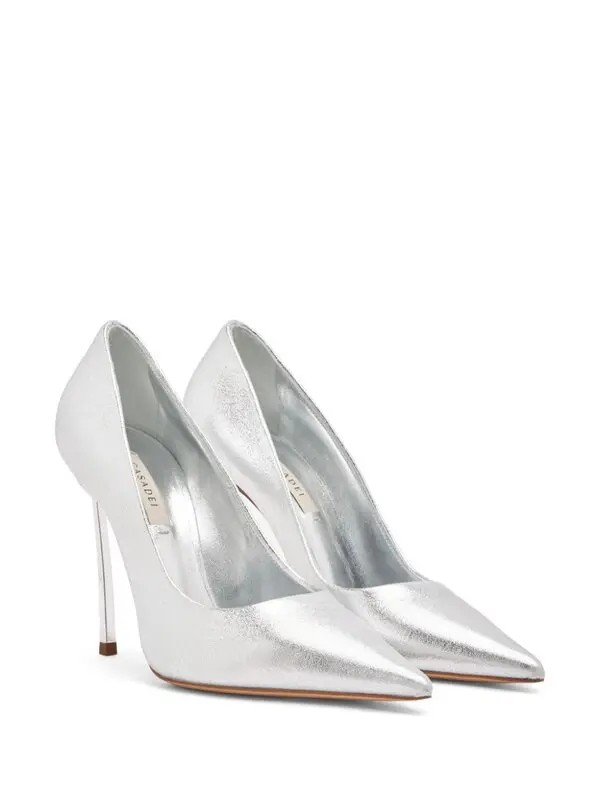 Casadei 100mm Superblade Pumps - Silver