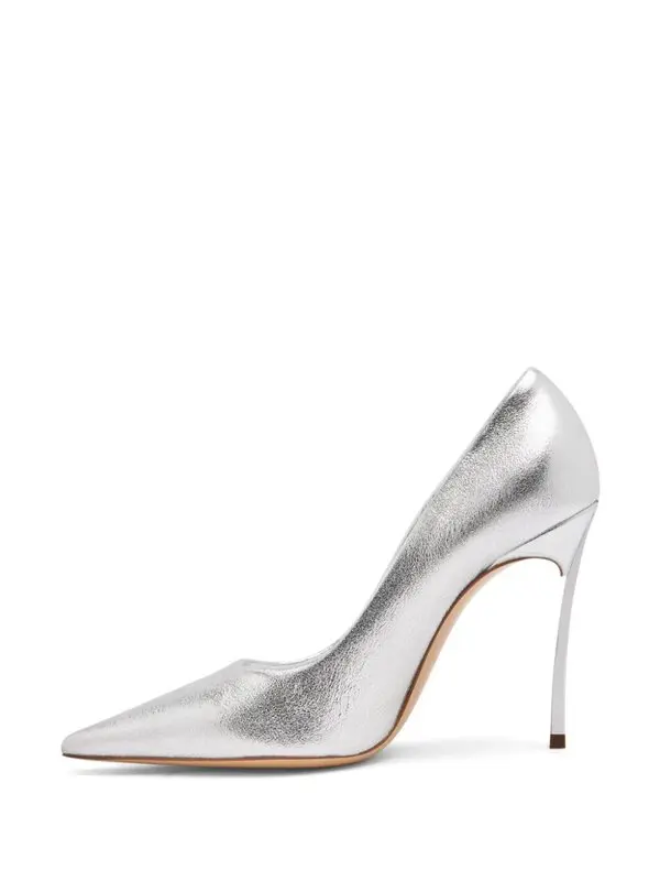 Casadei 100mm Superblade Pumps - Silver