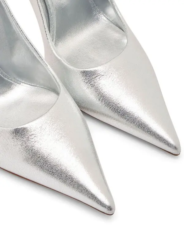 Casadei 100mm Superblade Pumps - Silver