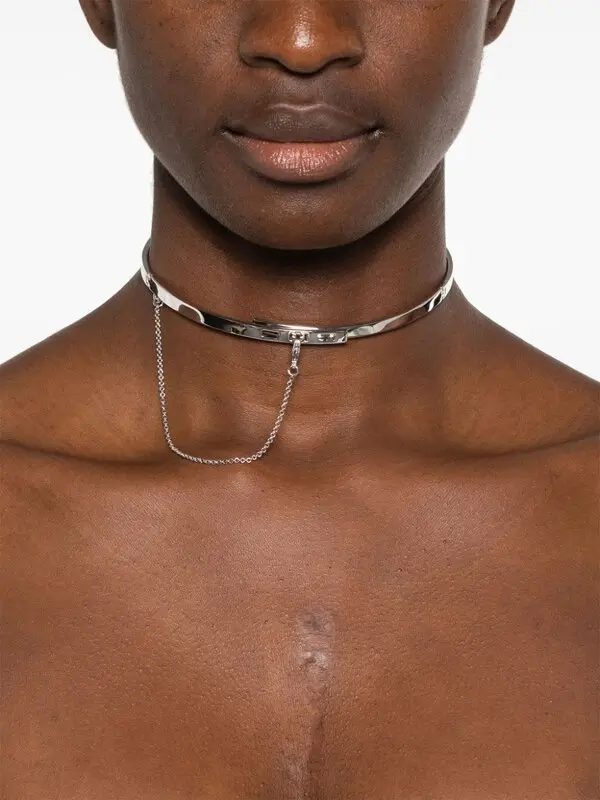 Eddie Borgo Thin Safety Chain Choker