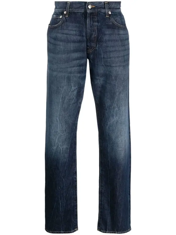DEPARTMENT 5 Straight-leg Stonewashed Jeans