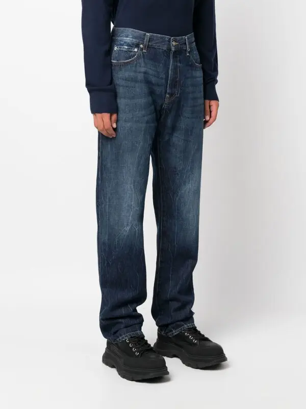 DEPARTMENT 5 Straight-leg Stonewashed Jeans