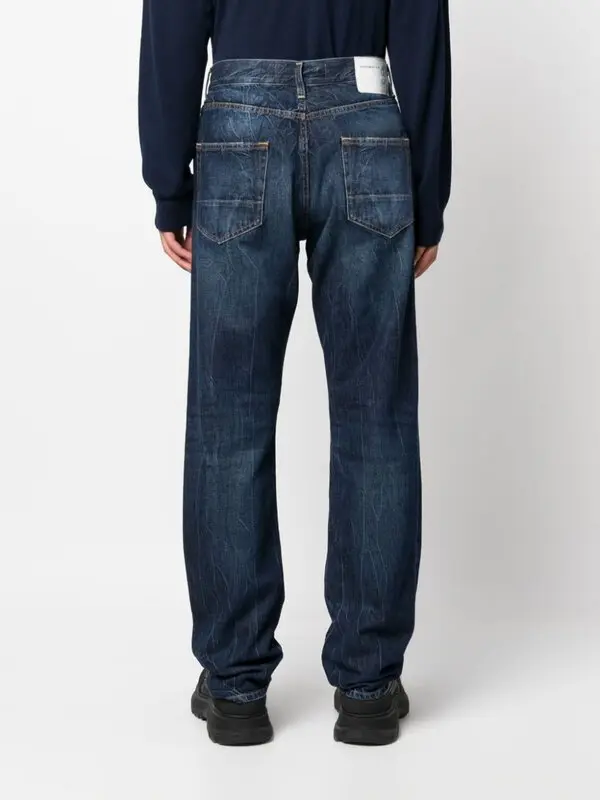 DEPARTMENT 5 Straight-leg Stonewashed Jeans
