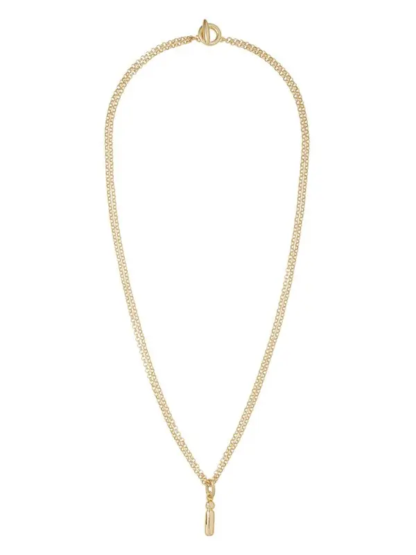 ROXANNE ASSOULIN The Puffy Initial Necklace - Gold
