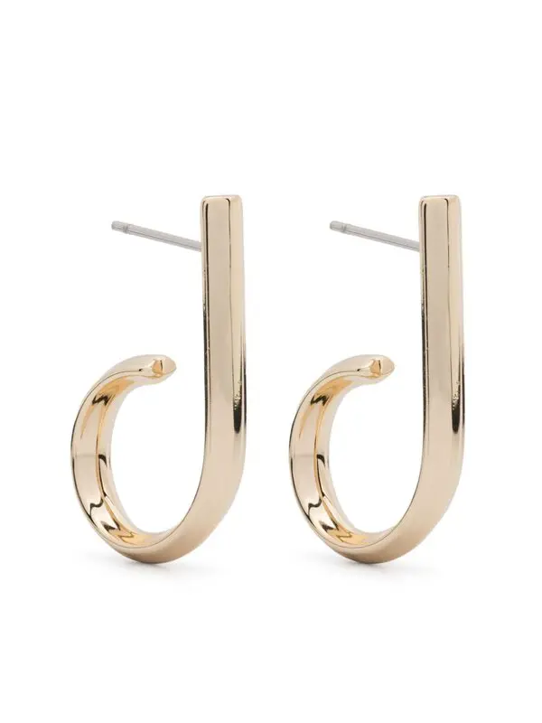 Eddie Borgo Curled Hoop Earrings - Gold