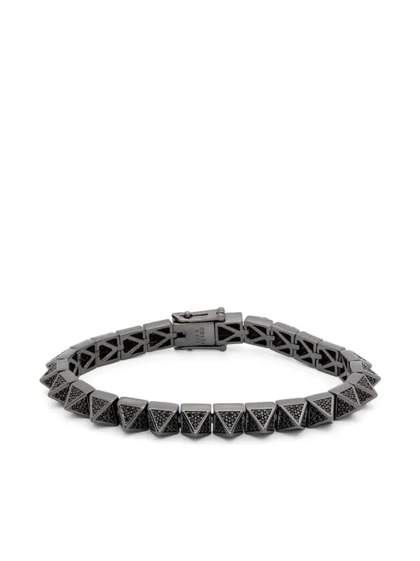 Eddie Borgo Pavé Pyramid Bracelet - Black
