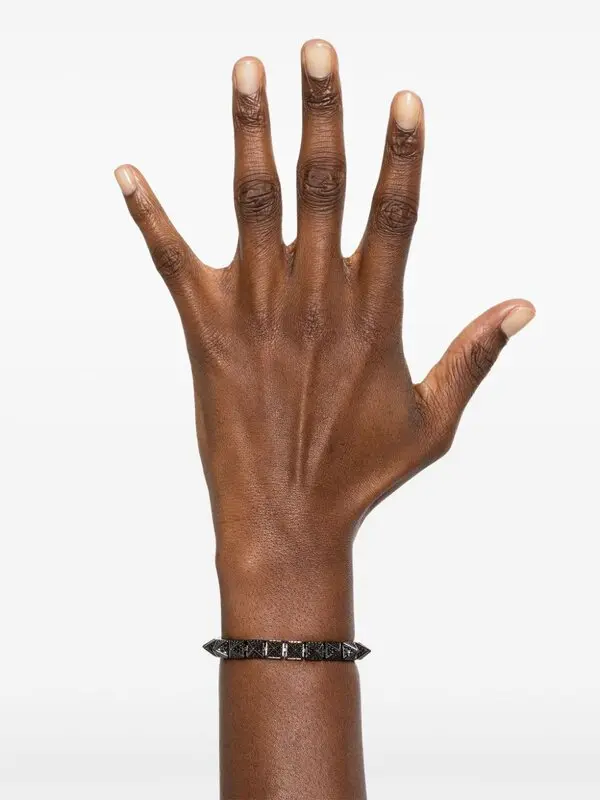 Eddie Borgo Pavé Pyramid Bracelet - Black