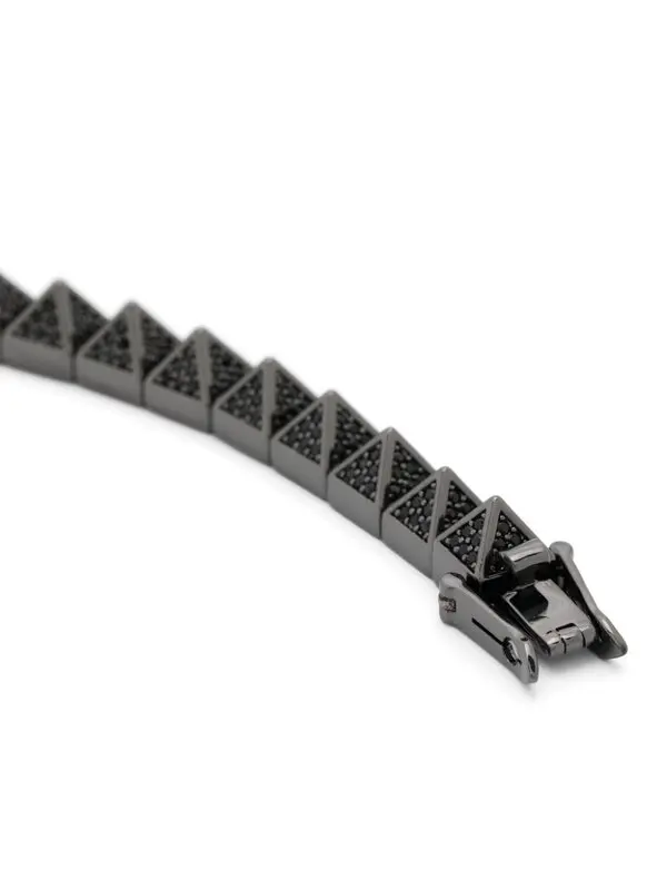 Eddie Borgo Pavé Pyramid Bracelet - Black