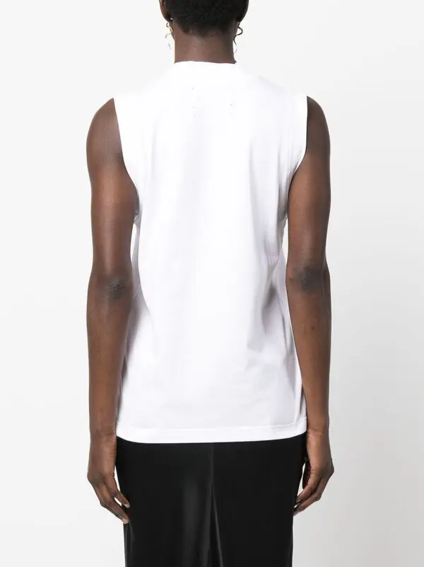 CALCATERRA Cut-out Cotton Vest