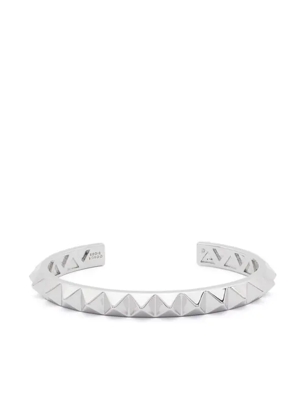 Eddie Borgo Large Pyramid Cuff - Silver