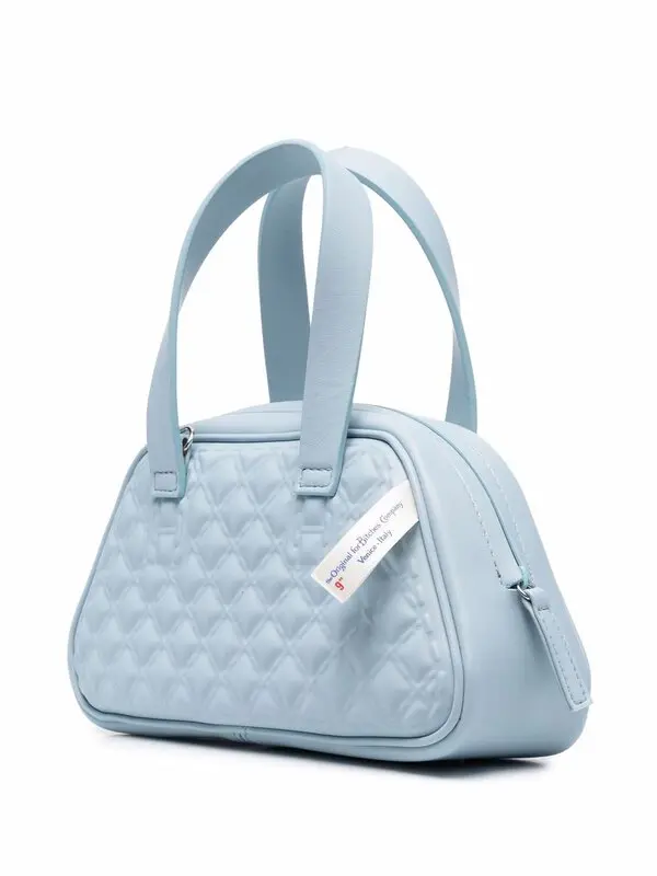 FORBITCHES Quilted Faux Leather Tote